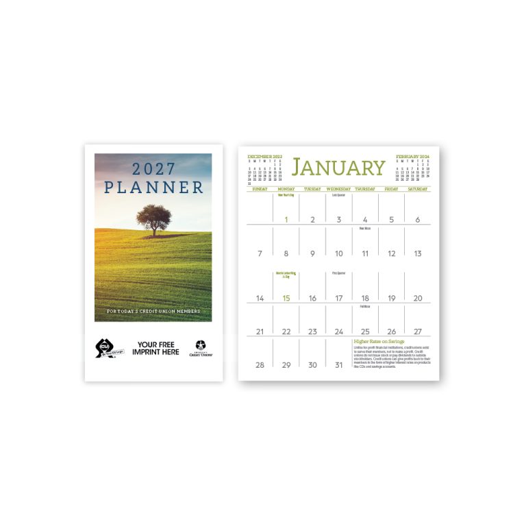 Annual Pocket Planner | CU Calendars